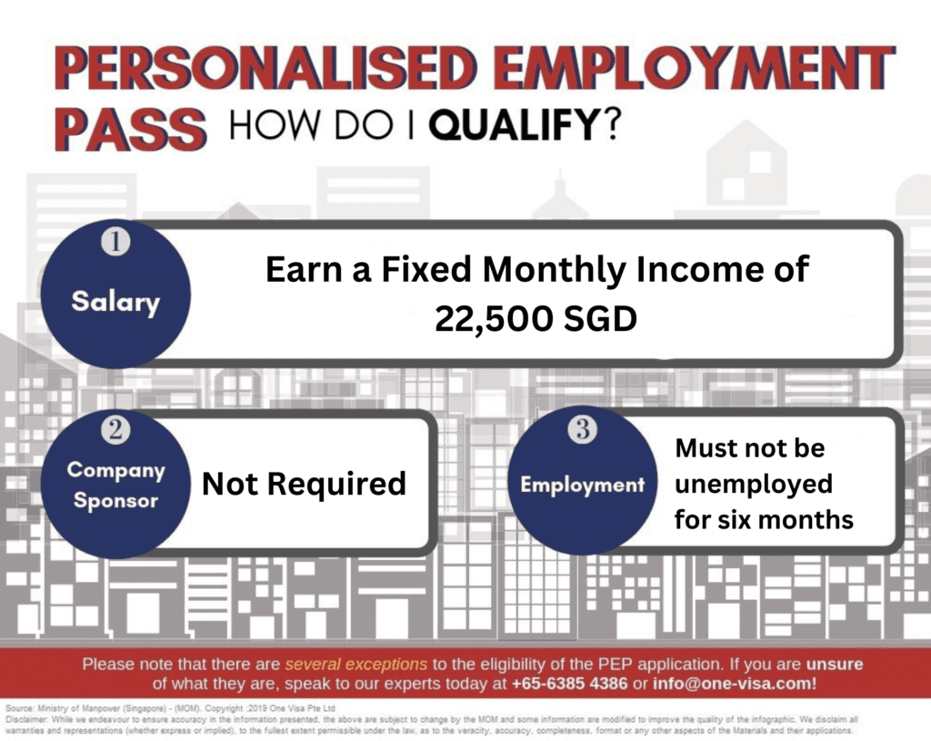 Singapore Personalised Employment Pass (PEP) Guide 2026
